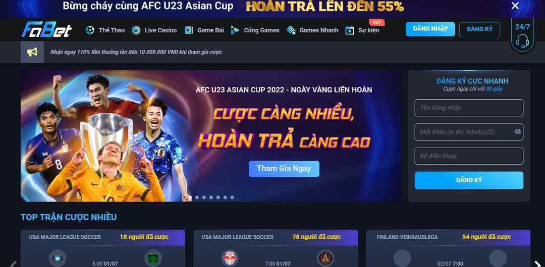 Fabet - Thương hiệu đỉnh để tân binh chuyển tiền chốt kèo